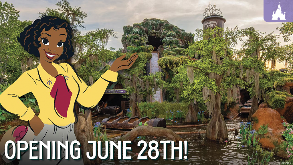 Tiana’s Bayou Adventure Opens June 28 at Magic Kingdom!